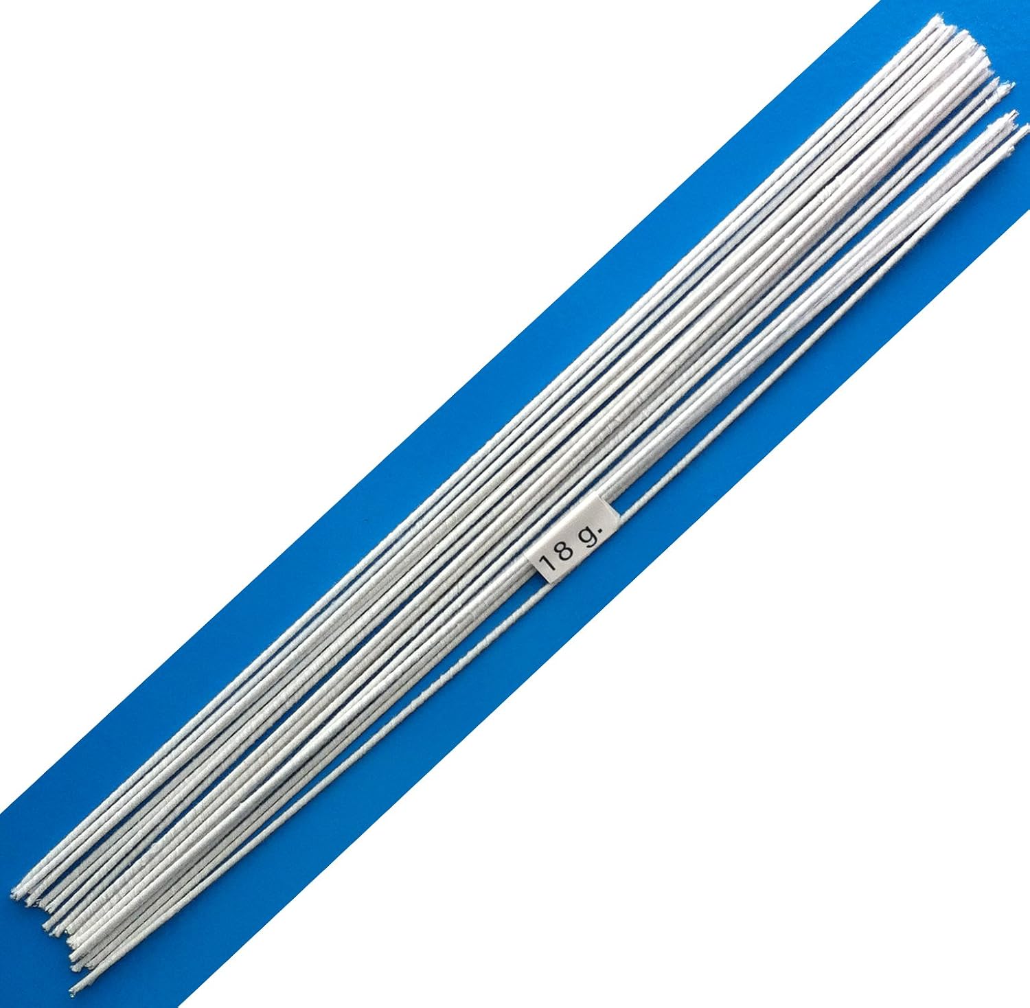 Amazon.com: 18 Gauge White Cotton Covered Floral Wire - 20 feet per ...