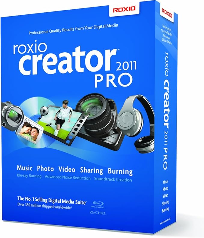 Roxio Creator 2011 Pro (PC): Amazon.co.uk: Software