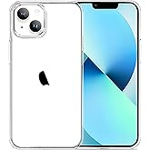Amazon.com: JJGoo Compatiable with iPhone 15 Case Clear, Transparent Shockproof Phone Case, Slim ...