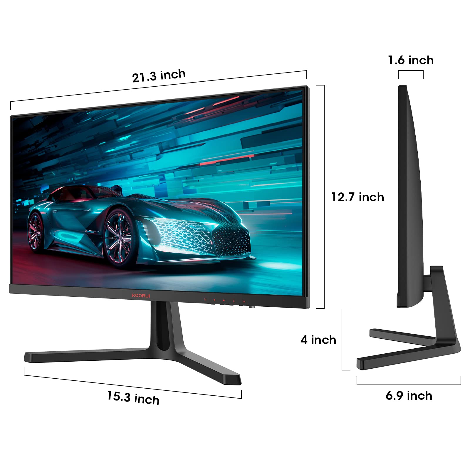 Mua KOORUI Monitor 24 Inch Full HD Gaming Monitor PC Screen VA 1ms ...