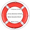 Life Ring, 23" Boat Safety Throw Rings with Water Floating Lifesaving ...