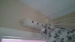 Brabantia Retractable Indoor Washing Line - White: Amazon.co.uk ...