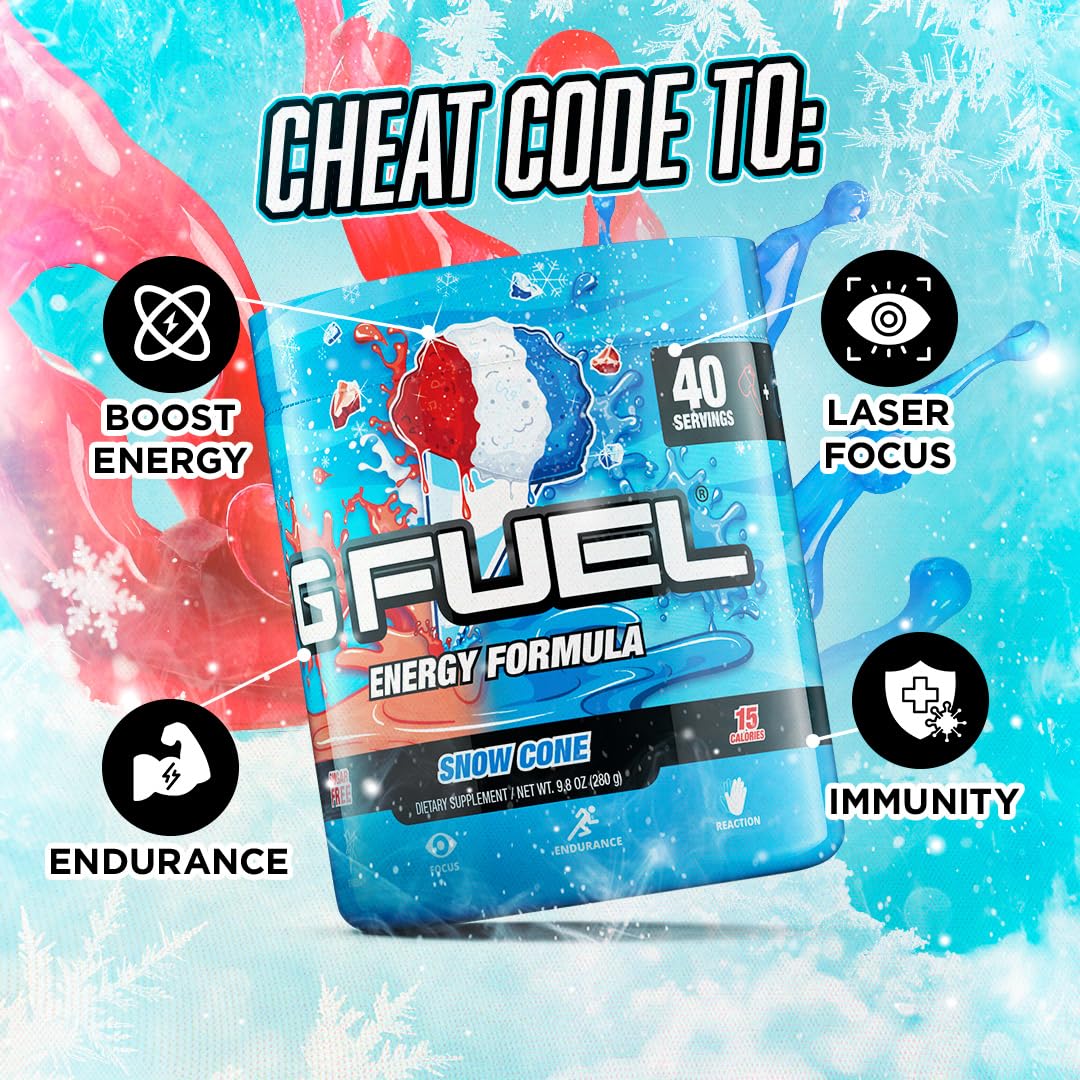 Mua G Fuel Snow Cone Energy Drink Powder, Pre Workout Caffeine Mix for ...