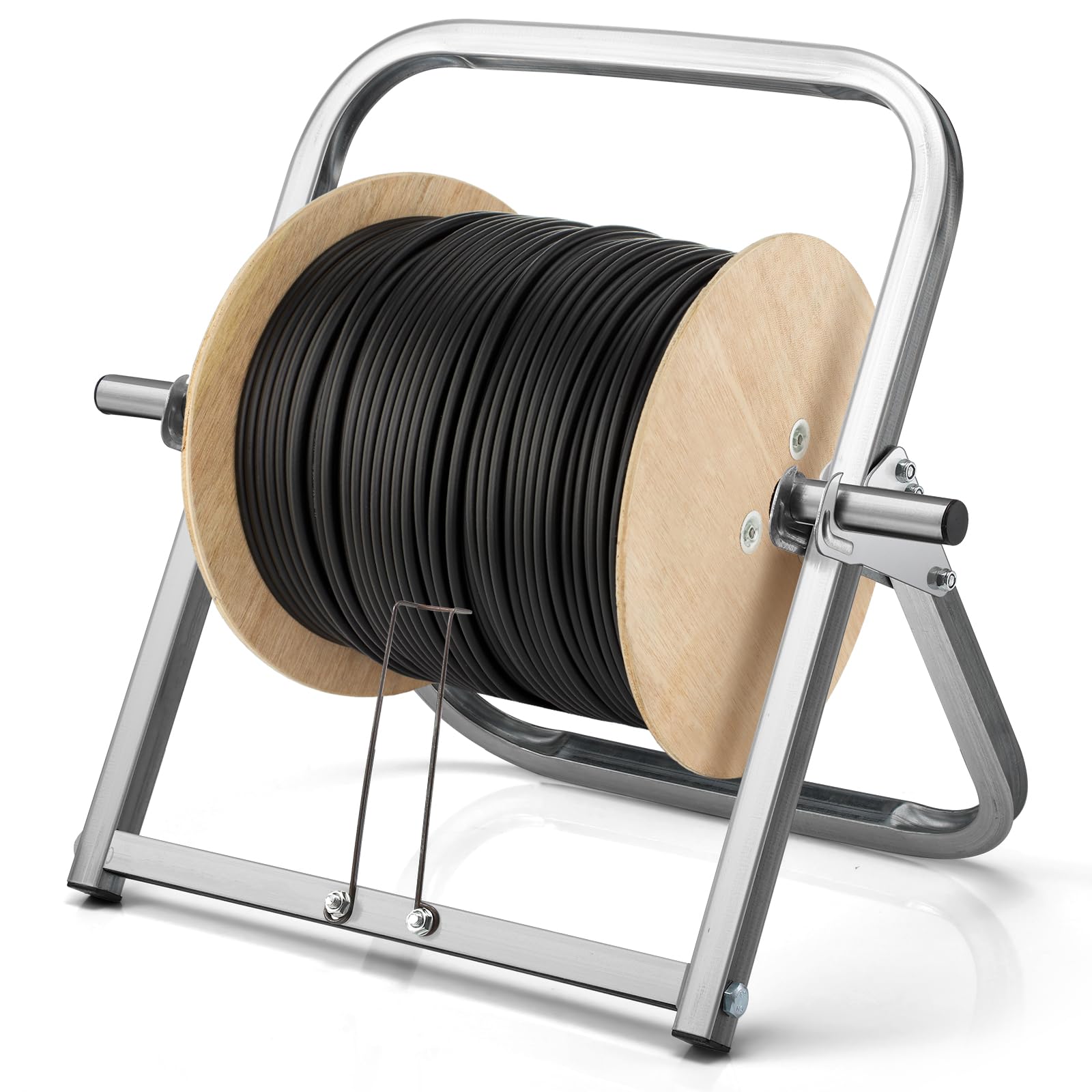 Hicarer Durable Single Axle Cable Caddy 13 x 16 Inch Wire Spool Rack ...