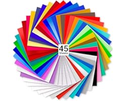 Amazon.com: HTVRONT Red Permanent Vinyl, 12 Pack Red Vinyl for Cricut ...