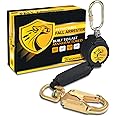 Amazon.com: TRSMIMA Fall Protection Retractable Lanyard - 10FT ...