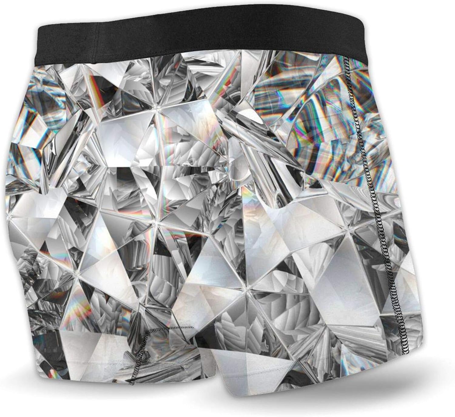 Diamond Texture Style Crystal Men's Boxer BriefsQuick DryUnderwear ...