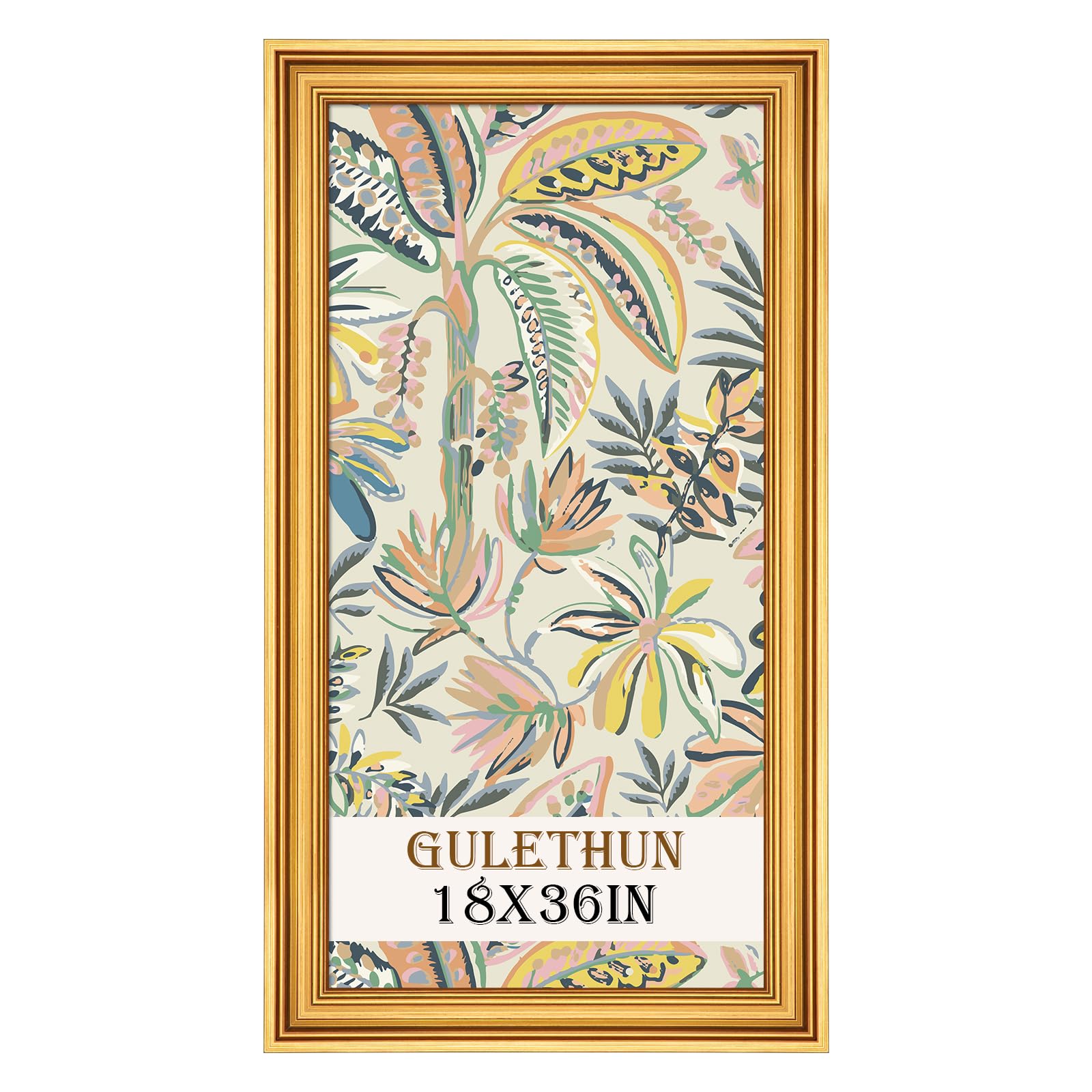 GULETHUN 18x36 Frame, Transitional Modern Design Picture Frames, 18 by ...