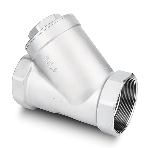 Industrial Plumbing Y Strainers NPT Female 4", Heavy Duty 304 Stainless ...