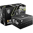 MSI Fuente de alimentación para Juegos mag A750GL PCIE 5 y ATX 3.0 - Full Modular - Certificado ...