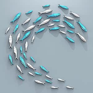 Amazon.com: Fish Wall Decor, Nautical Decor, Ocean Decor, Patio Decor ...