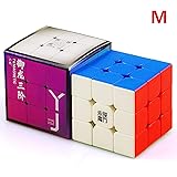 Amazon.com: CuberSpeed YJ Yulong V2 M 3x3 stickerless Magic Cube YJ ...