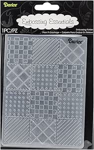 Darice Embossing Folder, 4.25 by 5.75-Inch, Quilt Blocks : Arts, Crafts ...