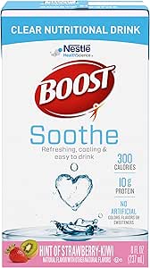 Amazon.com: Boost Soothe Clear Nutritional Drink, Hint of Strawberry ...
