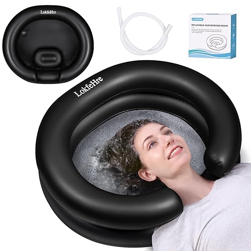 LOKFEHRE Portable Inflatable Hair Washing Basin for Bedridden - Wash ...