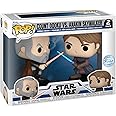 Amazon.com: Pop! Star Wars: Count Dooku vs Anakin 2-Pack (Gamestop ...