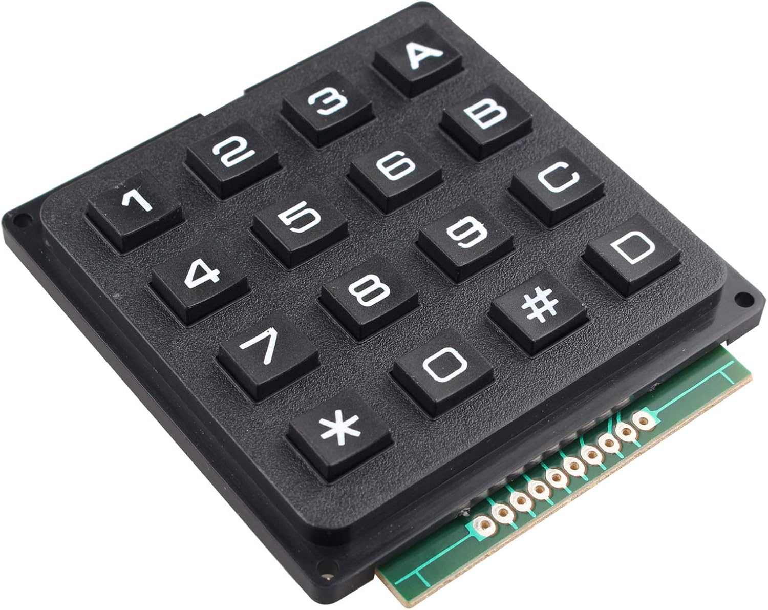 HALJIA 4 x 4 Matrix Array 16 Switch Keypad Keyboard Module 16 Key MCU Membrane Switch Keypad ...