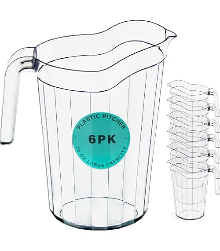 Plastic Beer Pitcher Size
