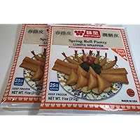 Amazon.com: Wei-Chuan Spring Roll Pastry Lumpia Wrapper 11 Oz / 25 sheets per Pack (2-Pack ...