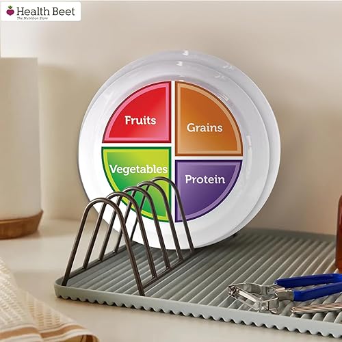 Myplate Portionen Plate Set For 4 Choose Myplate Portion Control Plate