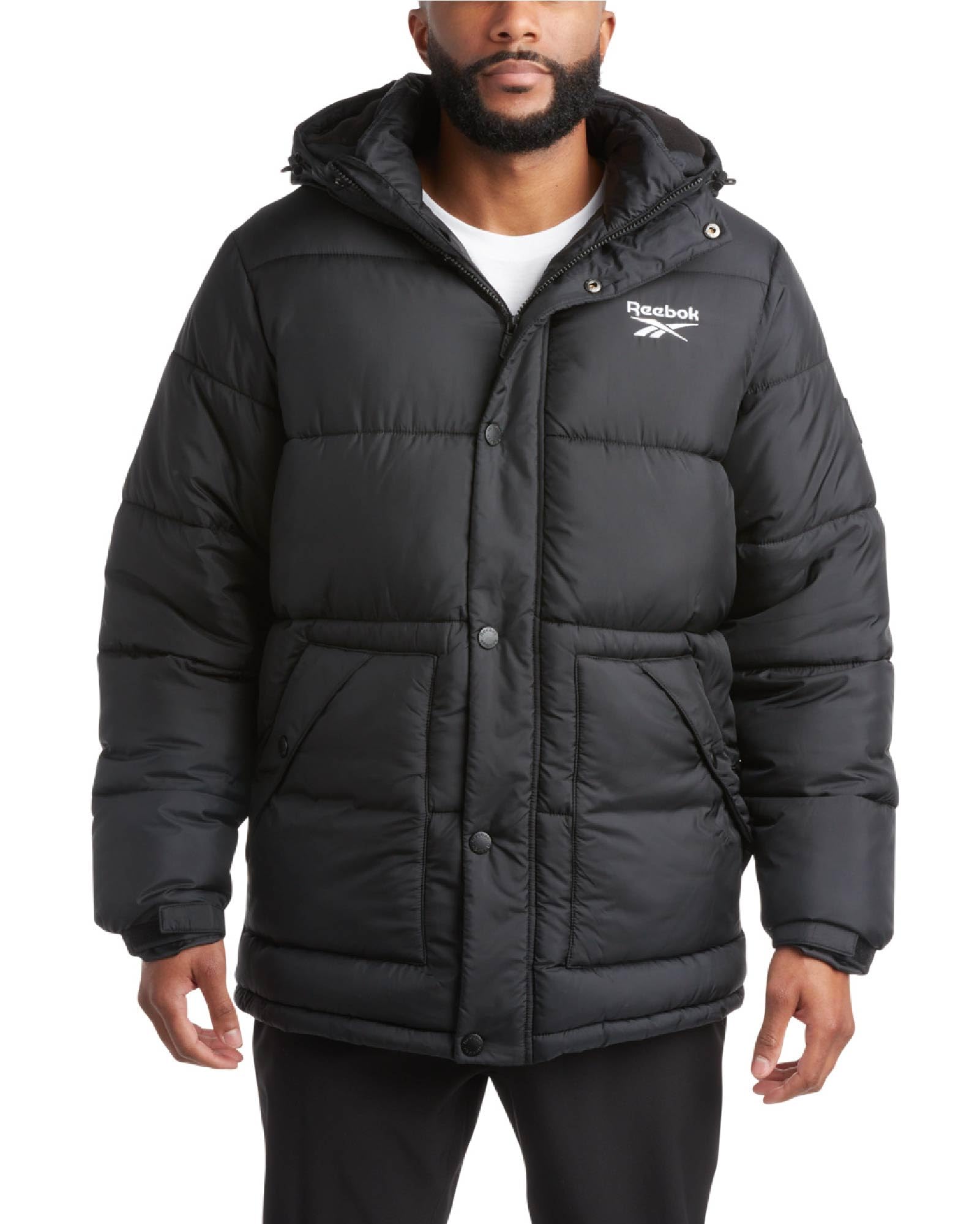 Mua Reebok Men Winter Jacket - Puffer Parka Coat - Heavyweight Ski ...