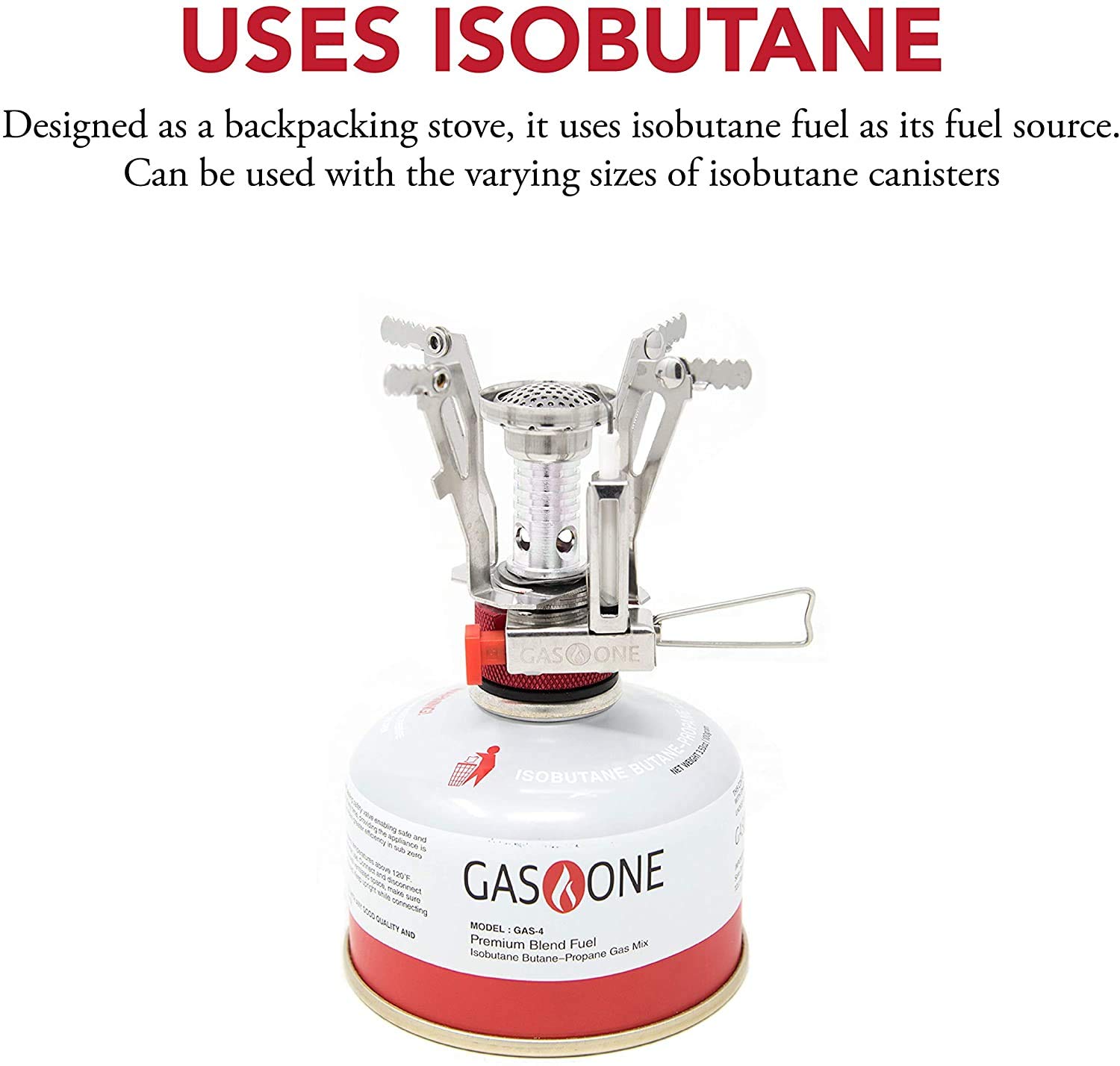 Mua Gas One Backpacking Camping Stove - Pocket Rocket Stove with Piezo ...