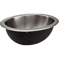 RecPro RV 13" Round Stainless Steel Sink | Single RV Kitchen Sink | RV ...