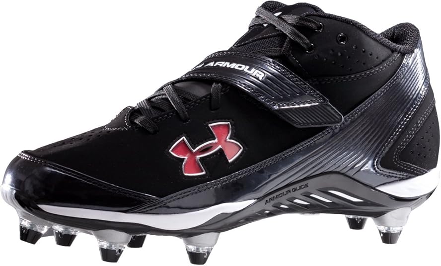 Amazon.com | Under Armour Pursuit Ii Mid Detachable Football Cleat Mens ...