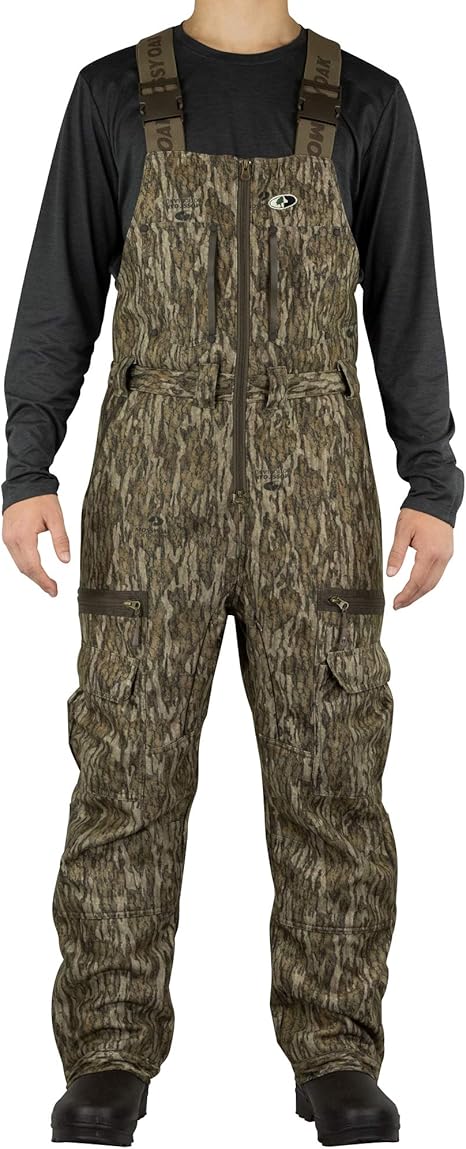 Amazon.com: Mossy Oak Mens Sherpa 2.0 Fleece Lined Camo Hunting Bib ...