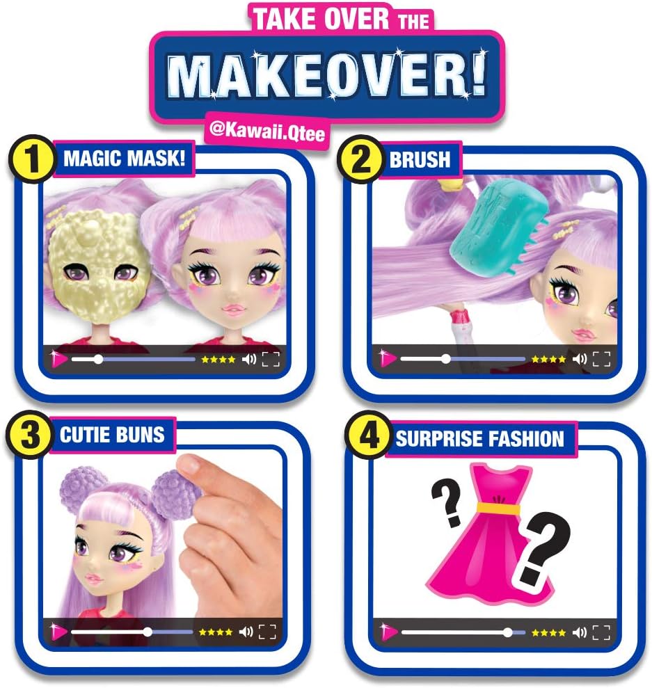 FailFix @Kawaii Total Makeover Doll Pack, 8.5 inch Fashion Doll with ...