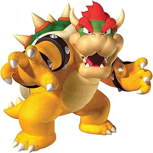 Amazon.com: RoomMates Super Mario Bowser Wall Decal Cutout 30"x30 ...