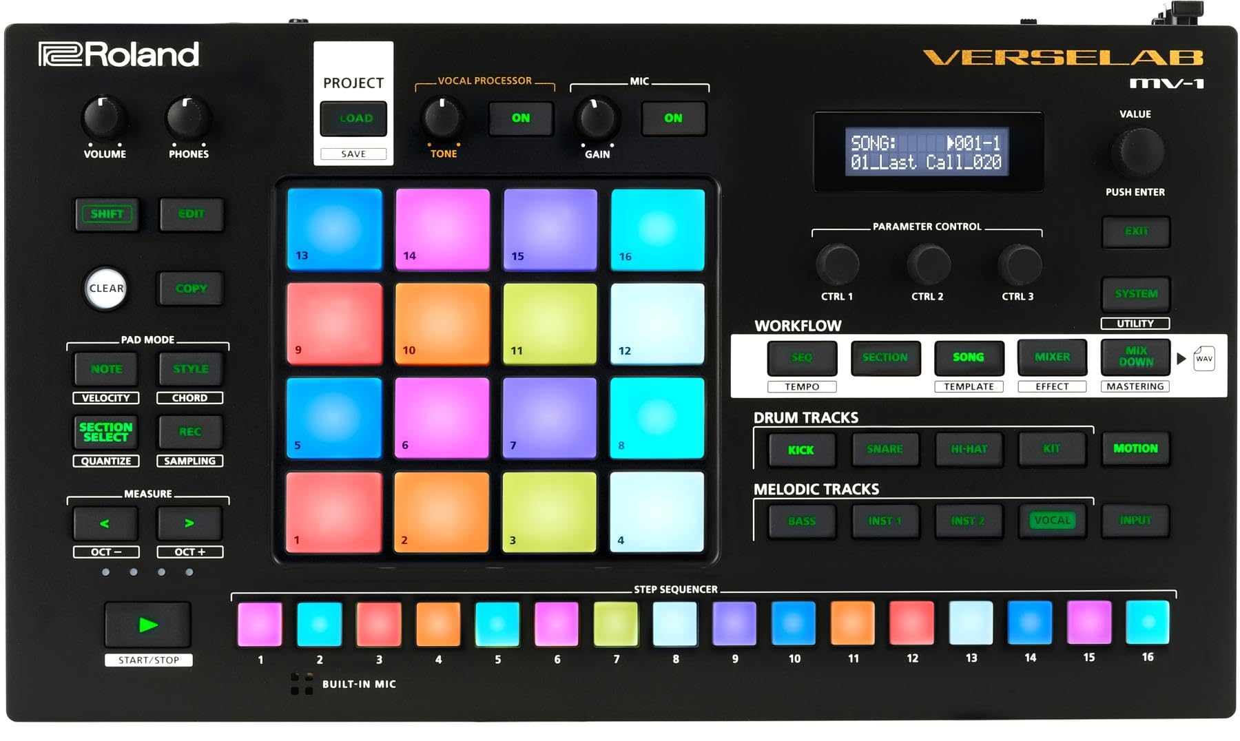 Roland VERSELAB MV-1 ZEN-Core Professional Song Production Studio for ...