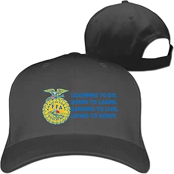 Cool Men Women National FFA Organization Snapback Peaked Cap Black ...