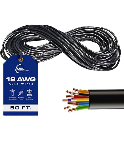 18 Gauge Red Wire Remote Wire For Amp Metra 20ft 18 Gauge Multi 9 ...