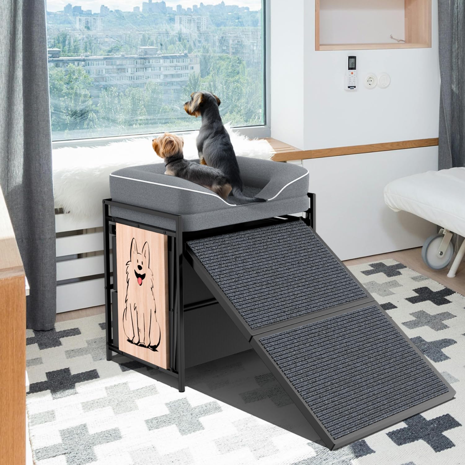 RDCMKL Pet Seat for Dogs and Cats to Stay Close While You Work or Game ...
