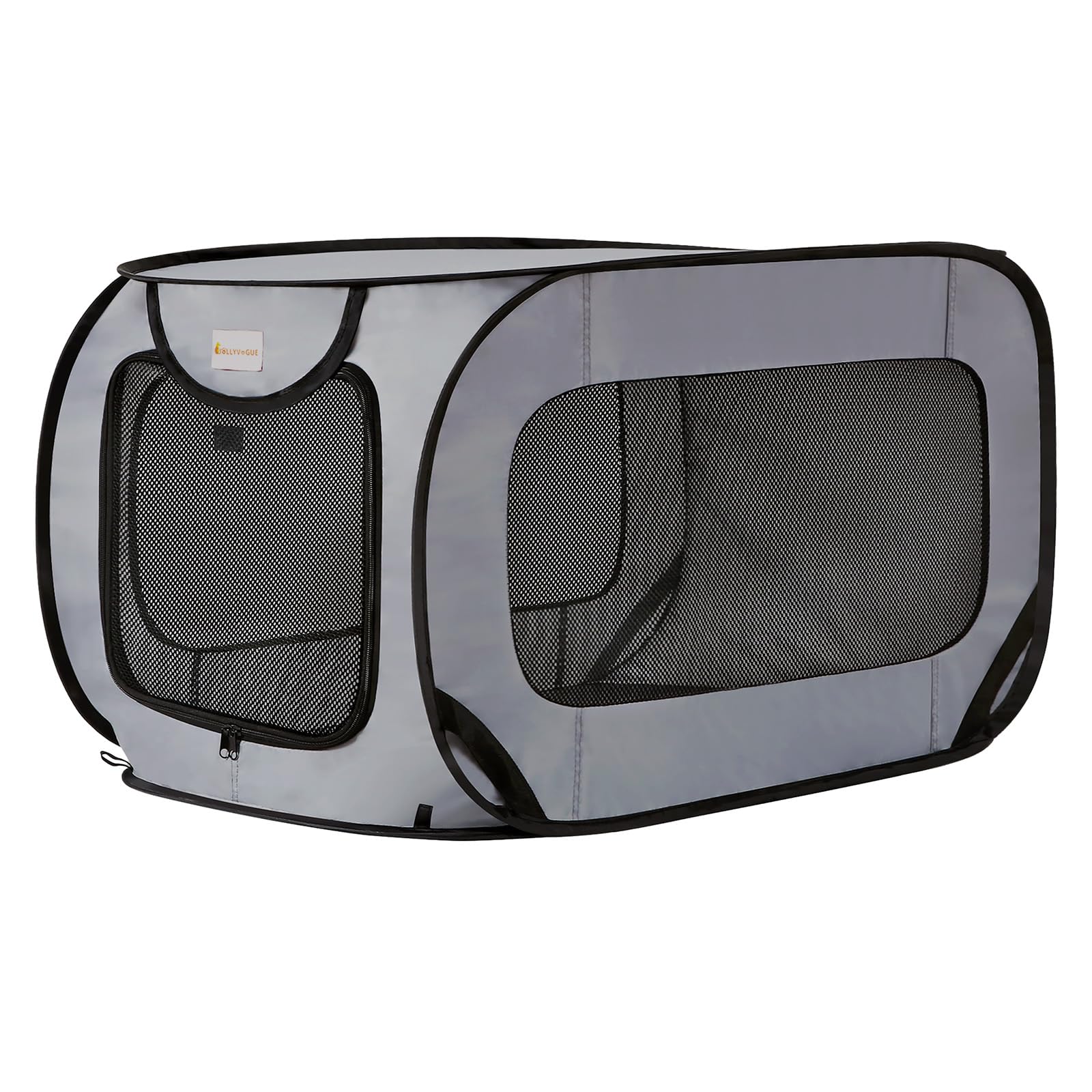 JollyVogue Collapsible Pop Up Dog Kennel - Large, Portable Foldable ...