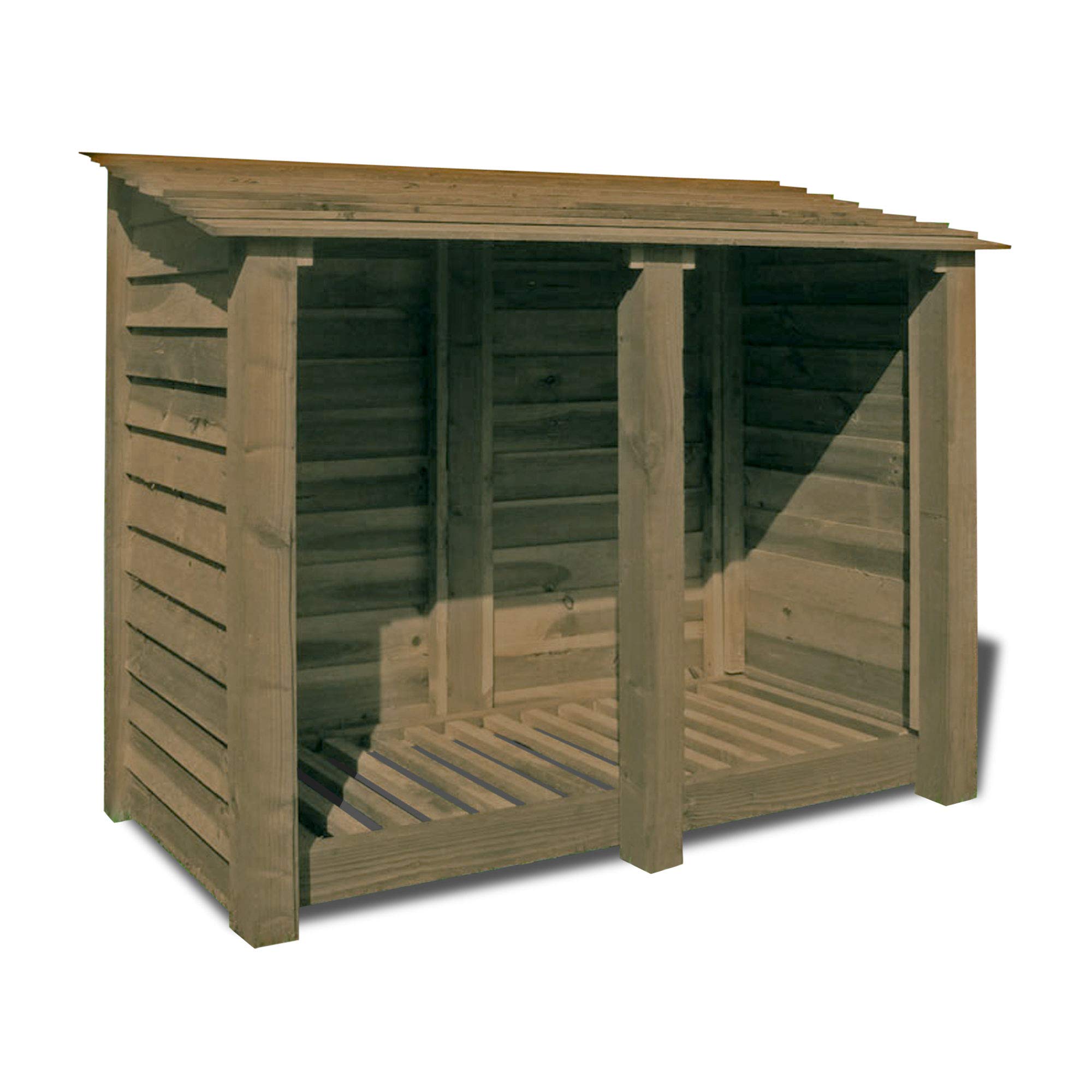 Buy Rutland County Garden Furniture Cottesmore 4ft Tall Log Store ...