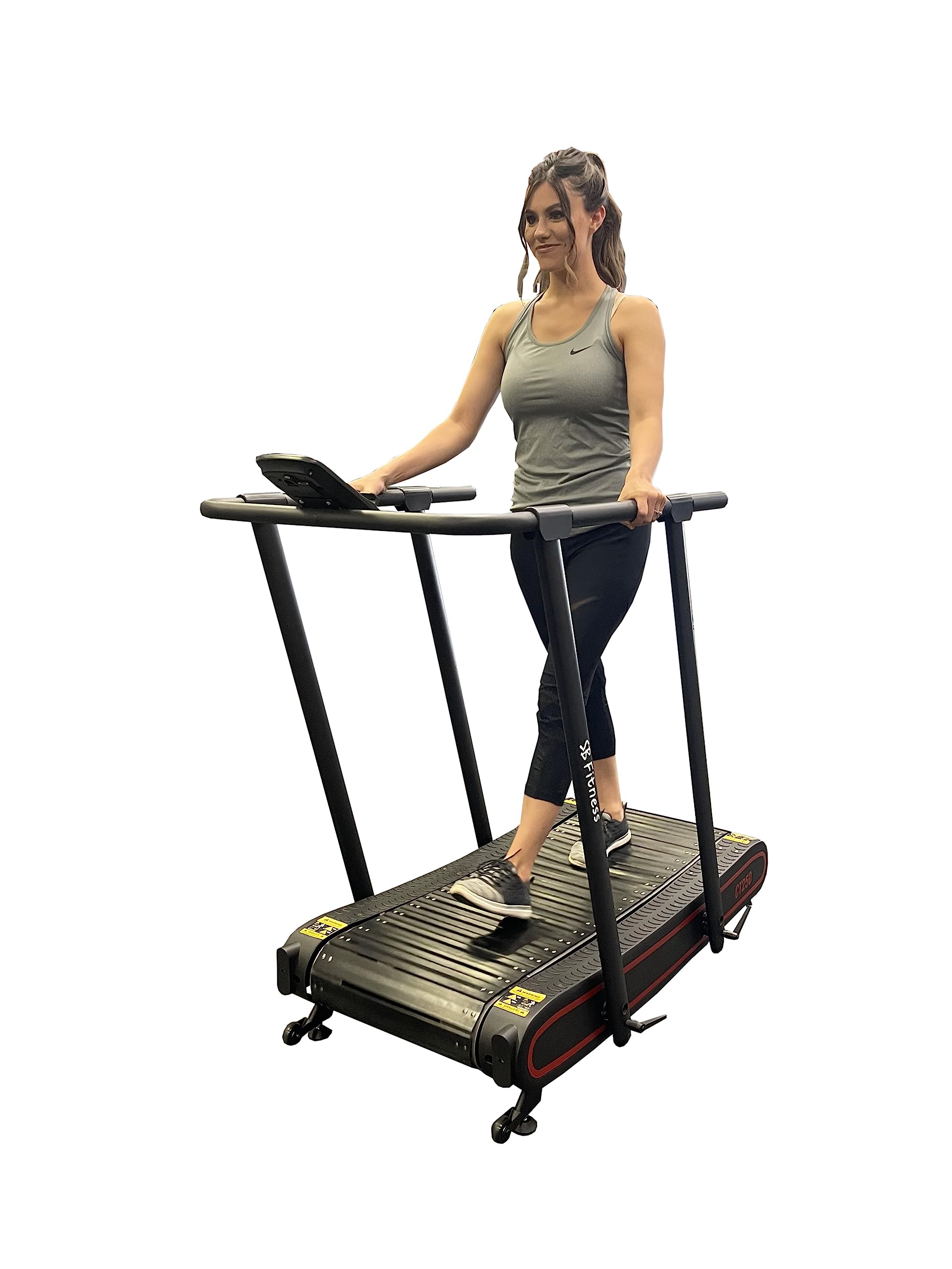 SB Fitness CT250 Self-Generated Curved Walking Treadmill with Full ...