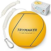 Amazon.com: Lcokeiy Tetherball Ball and Rope, Adjustable Tetherball Set ...
