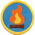 Amazon.com: Fire Starting Badge Patch Survival Wilderness Scout Sash ...
