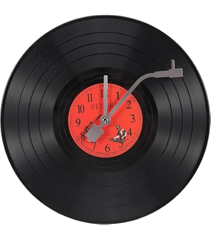 Musical Clock RCA VICTOR DOG STICKER SIGN LITTLE NIPPER GRAMOPHONE ...
