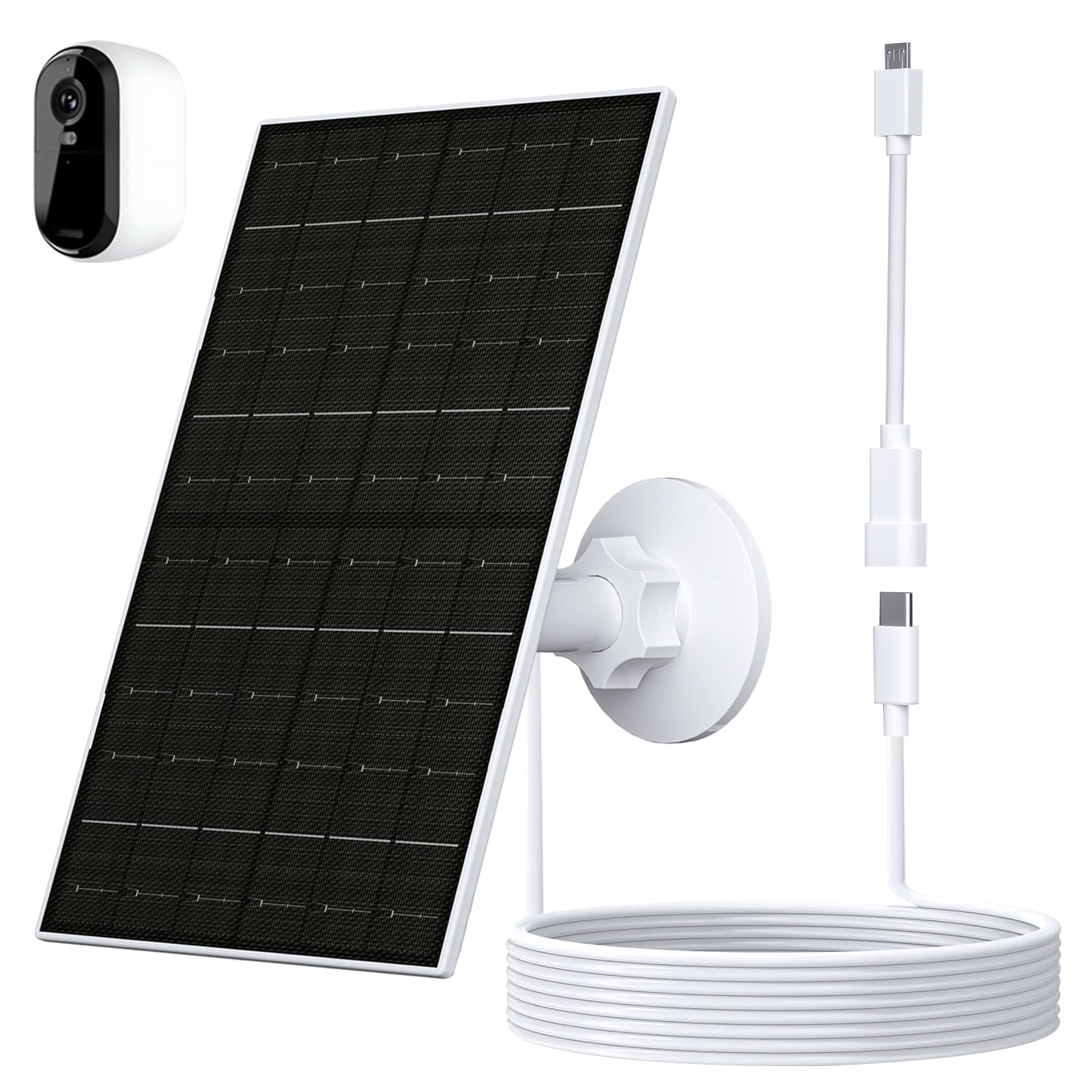 VUEBEE 7W Solar Panel for Arlo Essential 2K (2nd Gen), Essential XL ...