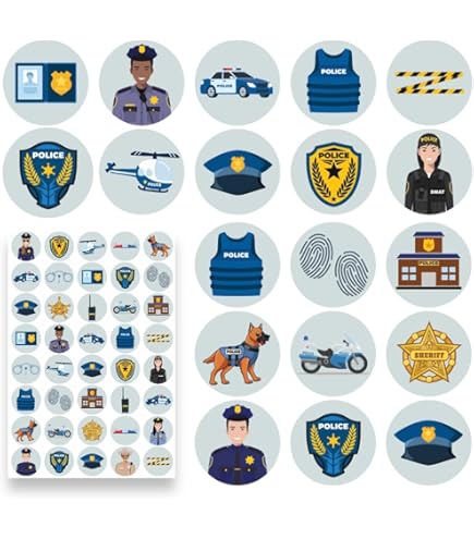 Police Stickers For Kids Police Kids Stickers For Sale | TeePublic