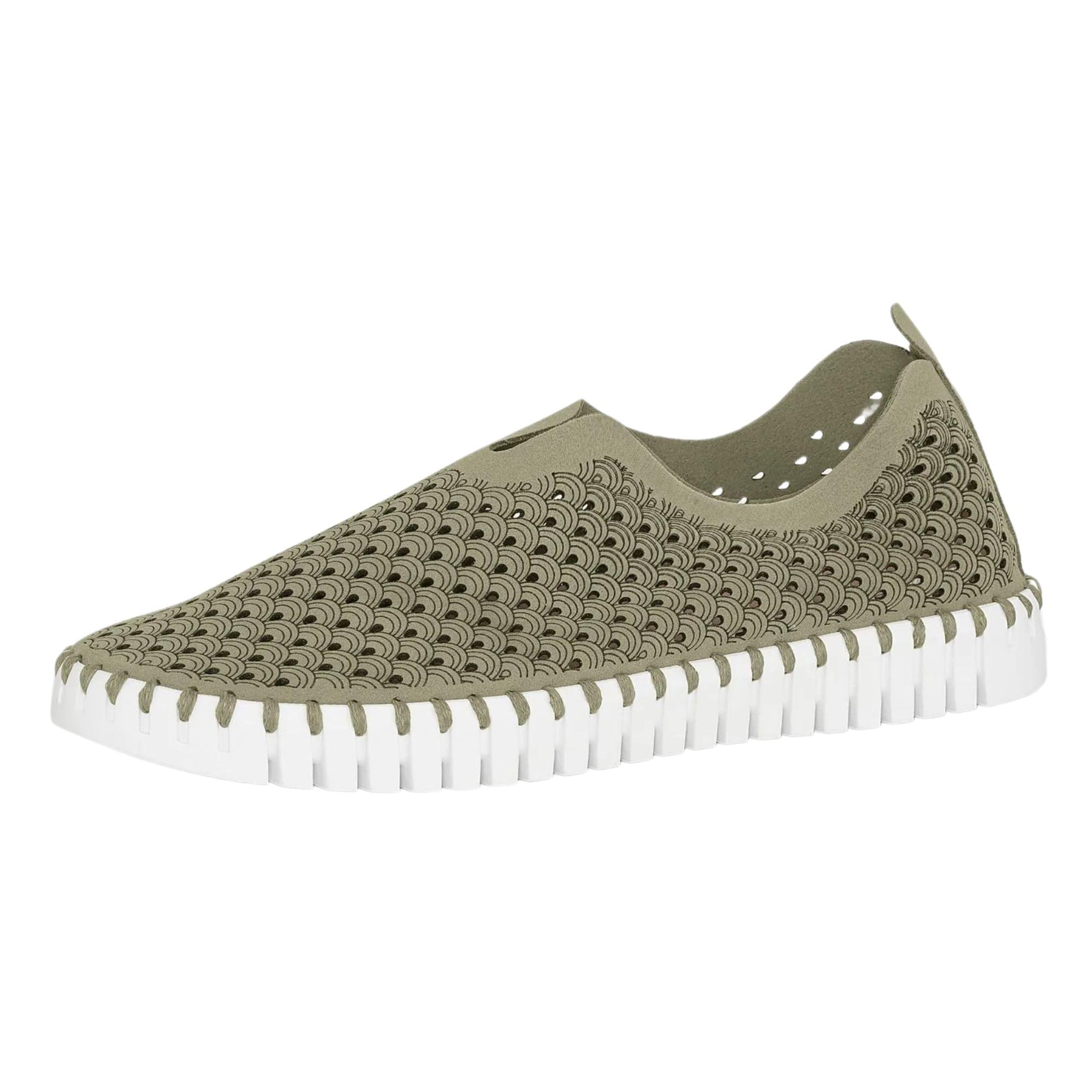 Ilse Jacobsen HORNBAEK Women's Tulip 139 Flat | Slip-On | Low-Top (Army ...