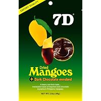Amazon.com: 7D Dried Mangoes Dark Chocolate Enrobed Premium Philippine ...