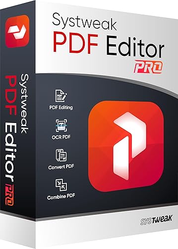 Systweak PDF Editor Pro - Convert, Edit, Merge, OCR, E-Sign, Protect ...