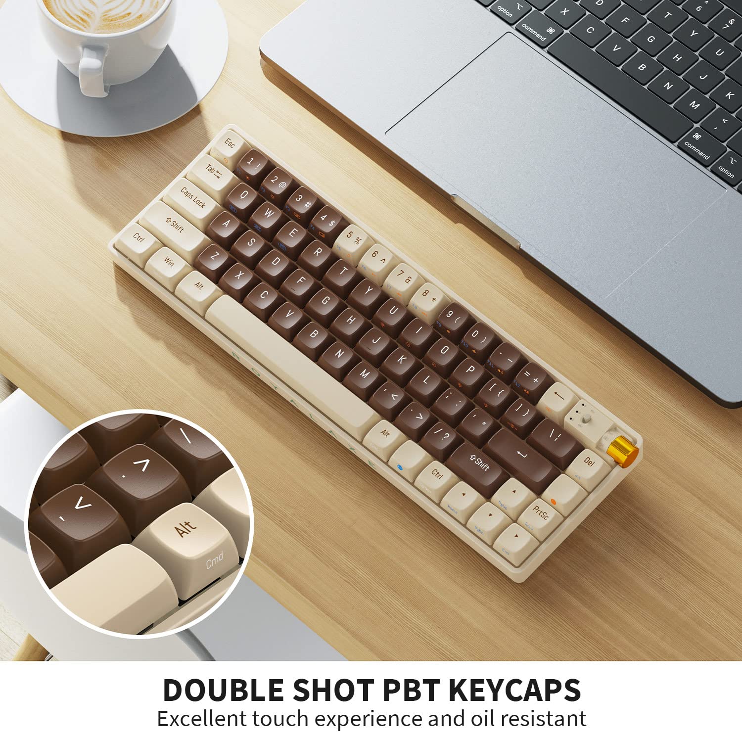 Mua ROYALAXE R68 60% Wireless Mechanical Keyboard, Hot Swappable Custom ...