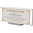 Amazon.com - Boloyo Acrylic Business License Display Frame, 10 inch 1PC ...