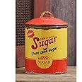 Amazon.com: Vintage Rustic Decorative Ceramic Sugar Storage Canister ...