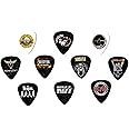 Amazon.com: Guitar Picks with Band Logos, Pack of 10 (Medium Thickness ...
